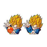 China Dragon Ball 3D Lenticular Stickers 10x15cm Waterproof Anime Car Decals with Flip Effect for sale