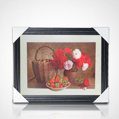China Custom 3D Lenticular Anime Posters with Frame - 510mm x 710mm Size, 75lpi Standard, MOQ 500 Pieces for sale