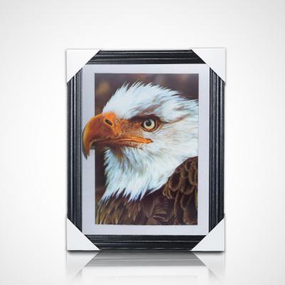 China Custom 3D Lenticular Poster with Frame - 510mm x 710mm Size, 75 LPI Standard, MOQ 500 Pieces for sale
