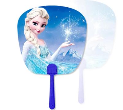 China Custom 3D Lenticular Plastic Hand Fan 0.3-7.0mm Thickness with 50-161 LPI Resolution for Advertising and Business Gifts for sale