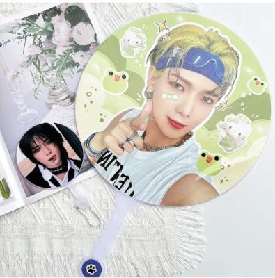 China Custom 3D Lenticular Plastic Hand Fans 0.3-7.0mm Thickness with 50-161 LPI Resolution for Advertising Gifts for sale