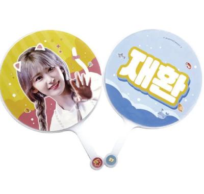 China Custom 3D Lenticular Hand Fan 0.3-7.0mm Thickness with 50-161 LPI Resolution for Advertising & Business Gifts for sale