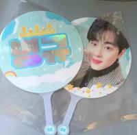 China Custom Kpop 3D Lenticular Hand Fan 28×255cm & 30×42cm Sizes with PVC Material and Custom Printing for sale