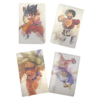 China Custom 11x16cm 3D Lenticular Business Cards with Flip Effect - 0.65-0.76mm PET Material for sale