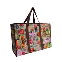 China PP Non Woven Shopping Bag Customized Non Woven Fabric Eco Friendly With 2cm Piping for sale