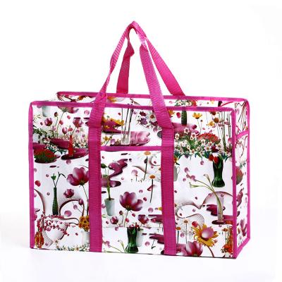 China Printing Laminated Non Woven Fabric Shopping Bags Waterproof Non Woven Poly Bag for sale