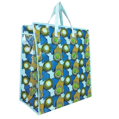 China customized packaging  woven polypropylene bags zipper for sale
