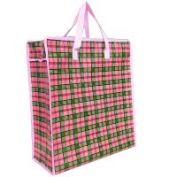 China fashion new design pp shopping zip bag package large shopper woven material bag for sale