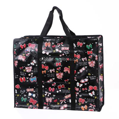 China Printed Pp Non Woven Shopping Bag CMYK Laminated Non Woven Tote For Vegetables for sale