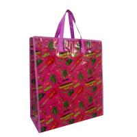 China Flower Design Environmental Laminated Woven Customized Shopping Bags Recycled Woven Polypropylene Shopping Bags for sale
