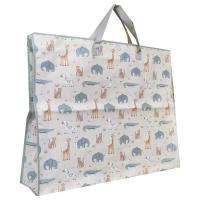 China Medium Shopping Bag Polypropylene Laminated Woven Bags Customized Design for sale