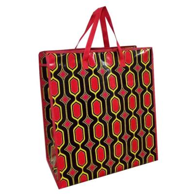China High Durability PP Woven Shopping Bag Customized For Packaging Durability 10 Kg Or More for sale