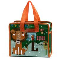 China Foldable Double Handle PP Grocery Shopping Bag In Vibrant CMYK Colors for sale