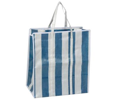 China Custom CMYK Pantone Color PP Check Bag with Adjustable Strap for sale