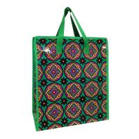 China Reinforced Handles Recycled Shopping Bags Foldable Waterproof Durable Eco Friendly Reusable Tote Bags Ideal For Retail Grocery for sale