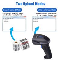 China Handheld 1D Wireless CCD Barcode Scanner For Retail Supermaerket YHD-1100CW for sale
