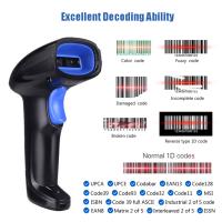China Handheld 1D Wireless CCD Barcode Scanner For Retail Supermaerket YHD-1100CW for sale