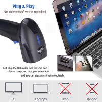 China Desktop Barcode Image Scanner 1D 2D Hands Free For Inventary Store Supermarket for sale