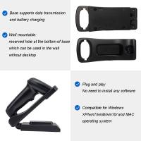 China Bluetooth Qr Scanner Barcode Reader 1D Bi Directional 3 In 1 2.4GHz Wireless Wired for sale