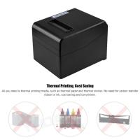 China Black 80mm POS Printer 260mm/Sec USB Thermal Receipt Printer for sale