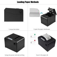 China 2 In 1 80mm Thermal Printer User Friendly Barcode Receipt Printer With USB BT for sale