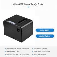 China Black 80mm POS Printer 260mm/Sec USB Thermal Receipt Printer for sale