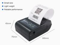 China Restaurant 58mm Thermal Printer Portable 2 Inch Bluetooth Thermal Receipt Printer for sale
