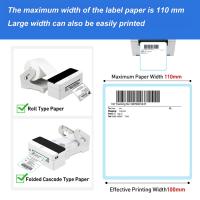 China 4 Inch Desktop Barcode Thermal Label Printer Direct Bluetooth Thermal Printer 4x6 for sale