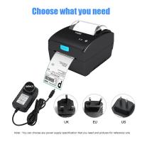 China DC 24V 1.5A 80mm Thermal Printer 3 Inch Bluetooth USB For Warehouse for sale