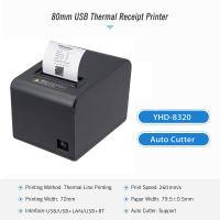 China 80mm 3 Inch Direct Thermal Receipt Printer 260mm/sec With Auto Cutter for sale