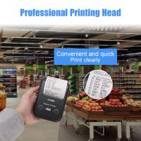 China Bluetooth 58mm Thermal Printer 2 Inch Mini Pocket Thermal Printer For Supermarket for sale