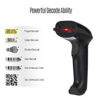 China Automatic Sensing USB 2D Barcode Scanner With Stand For Windows Android IOS Tablets for sale