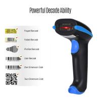 China Wireless Bluetooth Barcode Scanner Handheld 2D Qr Barcode Scanner For Inventory for sale