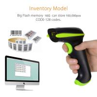 China Laser Hand Held 1D Barcode Scanner Reader 2.4G Cordless YHD-5700LW for sale