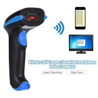 China Wireless Bluetooth Barcode Scanner Handheld 2D Qr Barcode Scanner For Inventory for sale