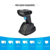 China Automatic 2D QR Code Image Reader 2.4G Wireless Bar Code Scanner Gun for sale