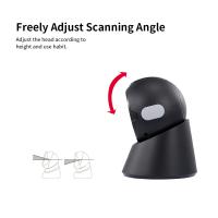 China Tabletop Omni Directional Barcode Scanner 2D Qr Code Reader For Supermarket for sale