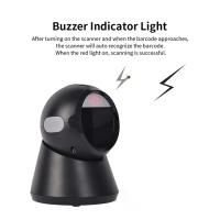 China 2D CMOS Table Top Barcode Scanner Omnidirectional Handsfree For Supermarket for sale