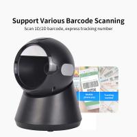China 2D CMOS Table Top Barcode Scanner Omnidirectional Handsfree For Supermarket for sale