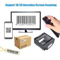 China Black Hands Free 2D Barcode Scanner Omnidirectional For Retail Store Supermarket for sale