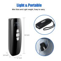 China CMOS 2D Mini Qr Code Scanner Portable Pocket Barcode Scanner With Time Record for sale