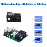 China Wired Embedded Barcode Scanner Module Reader 2D USB TTL RS232 Interface for sale