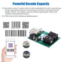 China Wired Embedded Barcode Scanner Module Reader 2D USB TTL RS232 Interface for sale