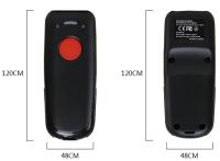 China 1D 2D Mini Barcode Scanner Portable Bluetooth Bar Code Reader YHD-3600DB for sale
