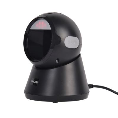 China Tabletop Omni Directional Barcode Scanner 2D Qr Code Reader For Supermarket for sale
