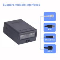 China CCD Sensor 1D Qr Barcode Scanner Module USB RS232 Serial TTL YHD-M300C for sale