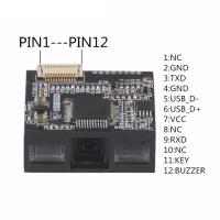 China Embedded 1D Barcode Qr Code Scanner Module CCD USB TTL RS232 Interface for sale