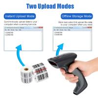 China 1D 2D High Resolution Barcode Scanner Wireless For Stores Supermarket for sale
