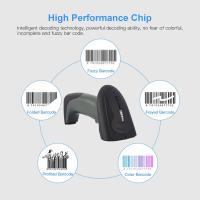 China Wireless Laser 1D Barcode Scanner 433MHZ Plug And Play For Store YHD-5300LM for sale