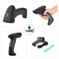 China Durable 1D Barcode Scanner Laser Wireless Handheld For Supermarket YHD-1200L for sale
